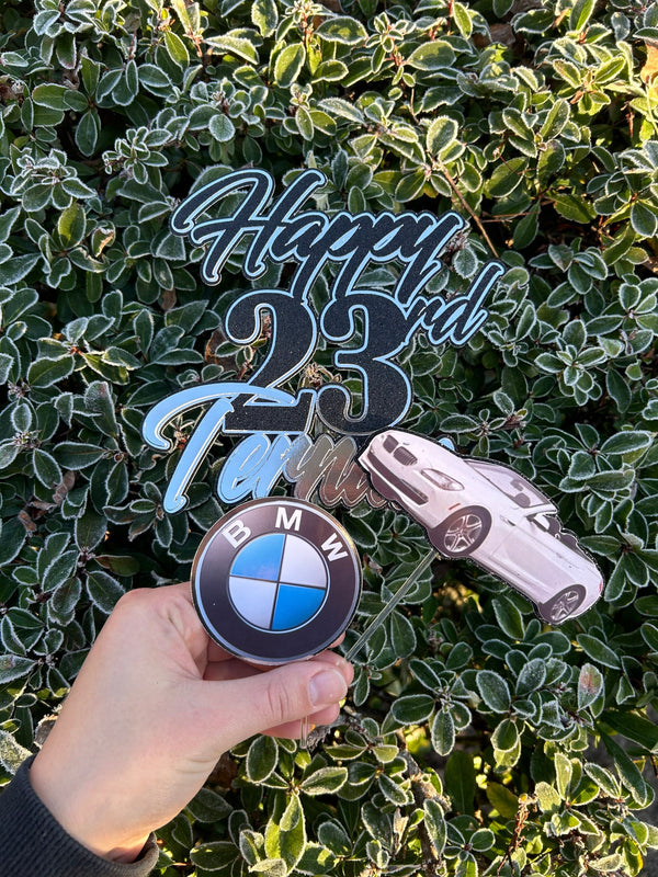 Car Cake Topper, BMW, AUDI, LAMBORGHINI, Custom Car Cake Topper ...