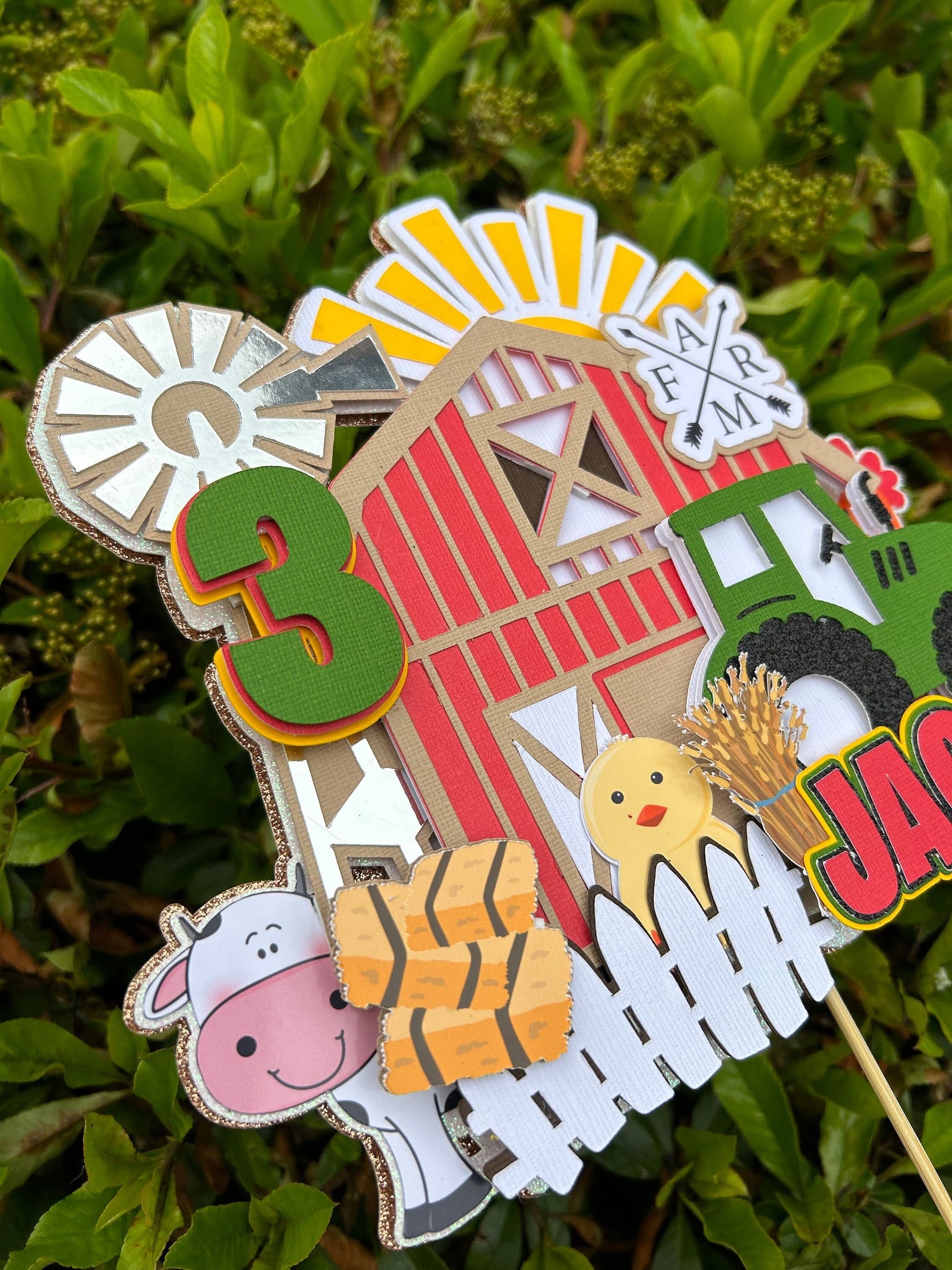 Farm, Barn Cake Topper – PureToppers