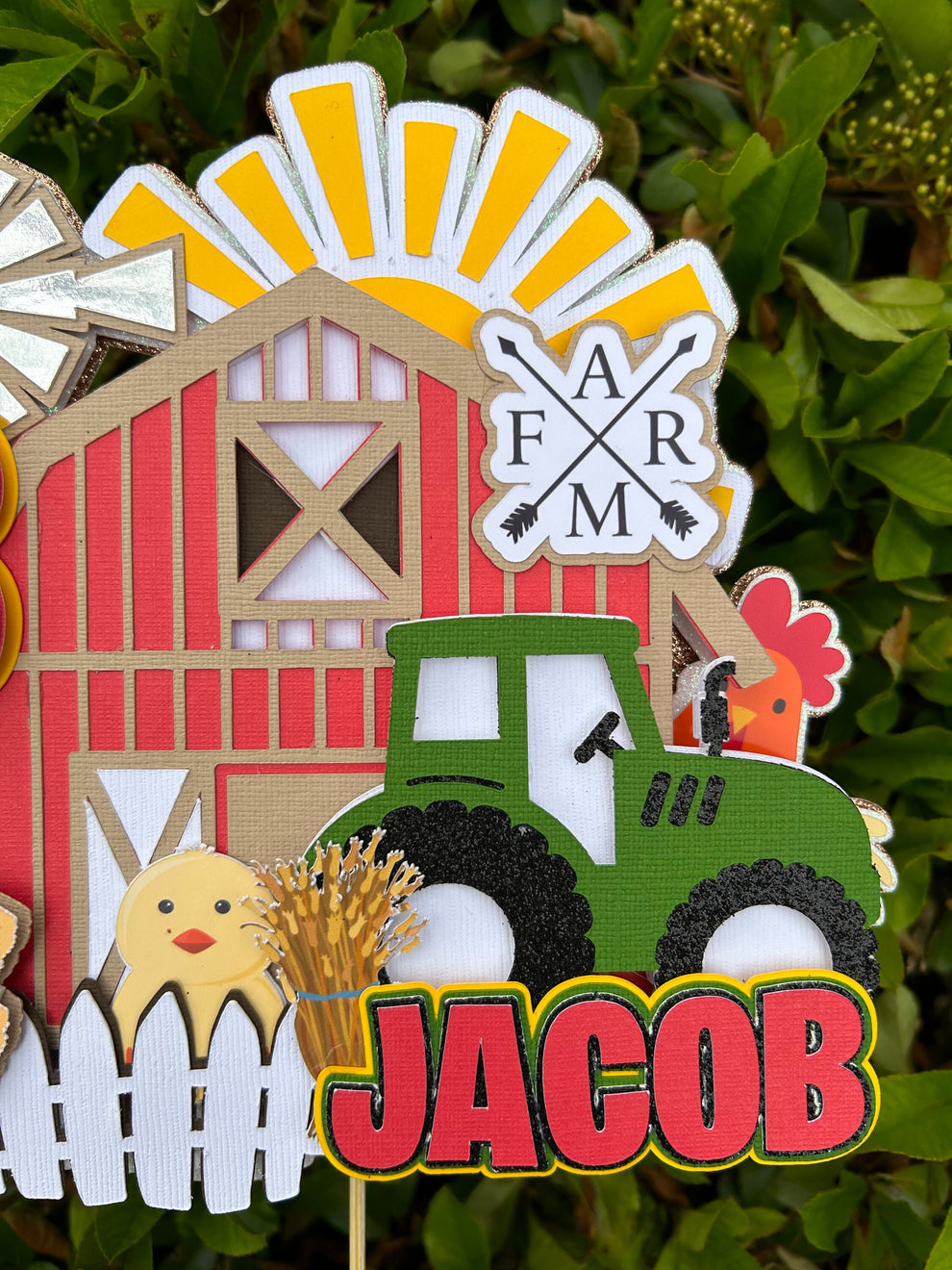 Farm, Barn Cake Topper – PureToppers